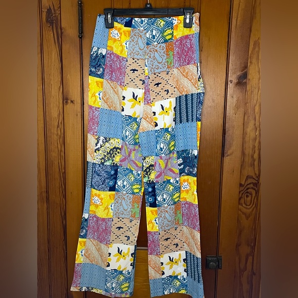 Cider | Pants & Jumpsuits | Cider Size Small Patchwork Print Pants ...